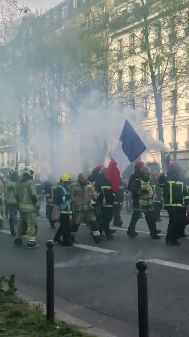 Nothing to See Here, Just French Police Firing Crowd Control Munitions ...