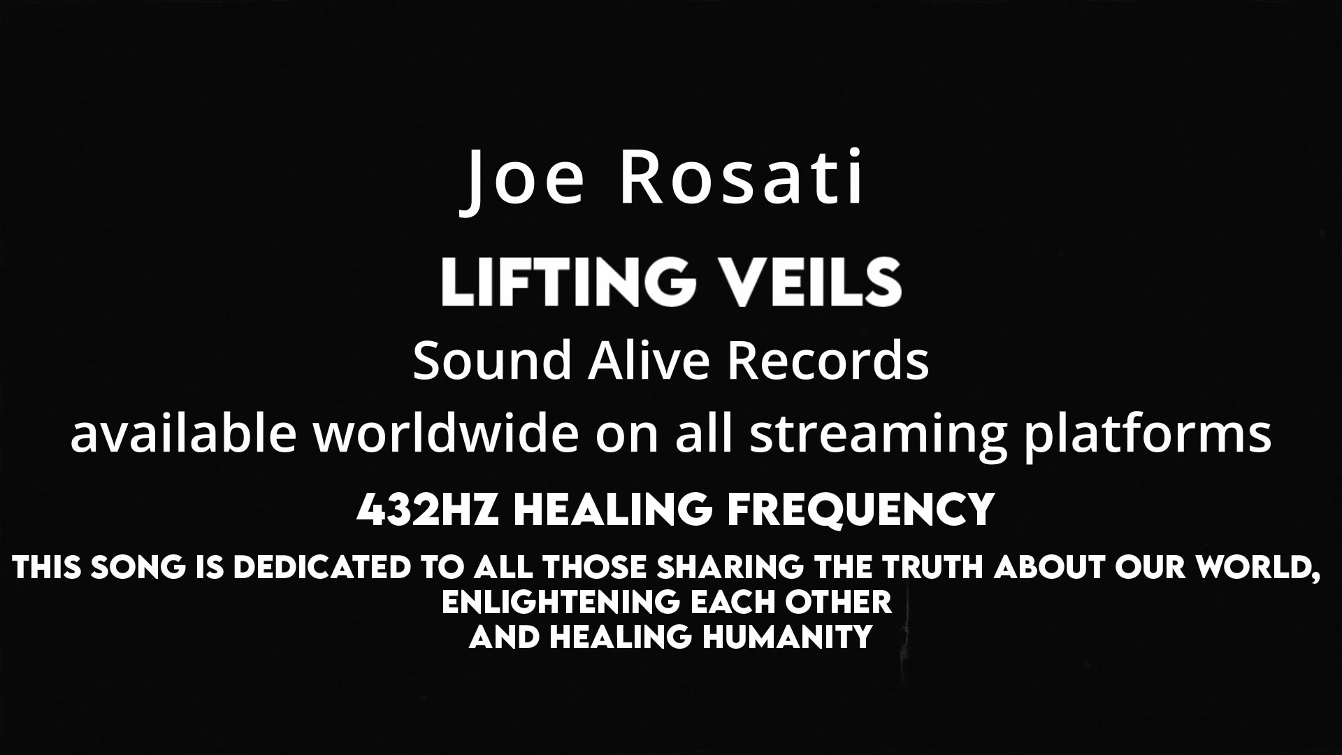 Truthstream Promo video for Lifting Veils and Sound Alive Records