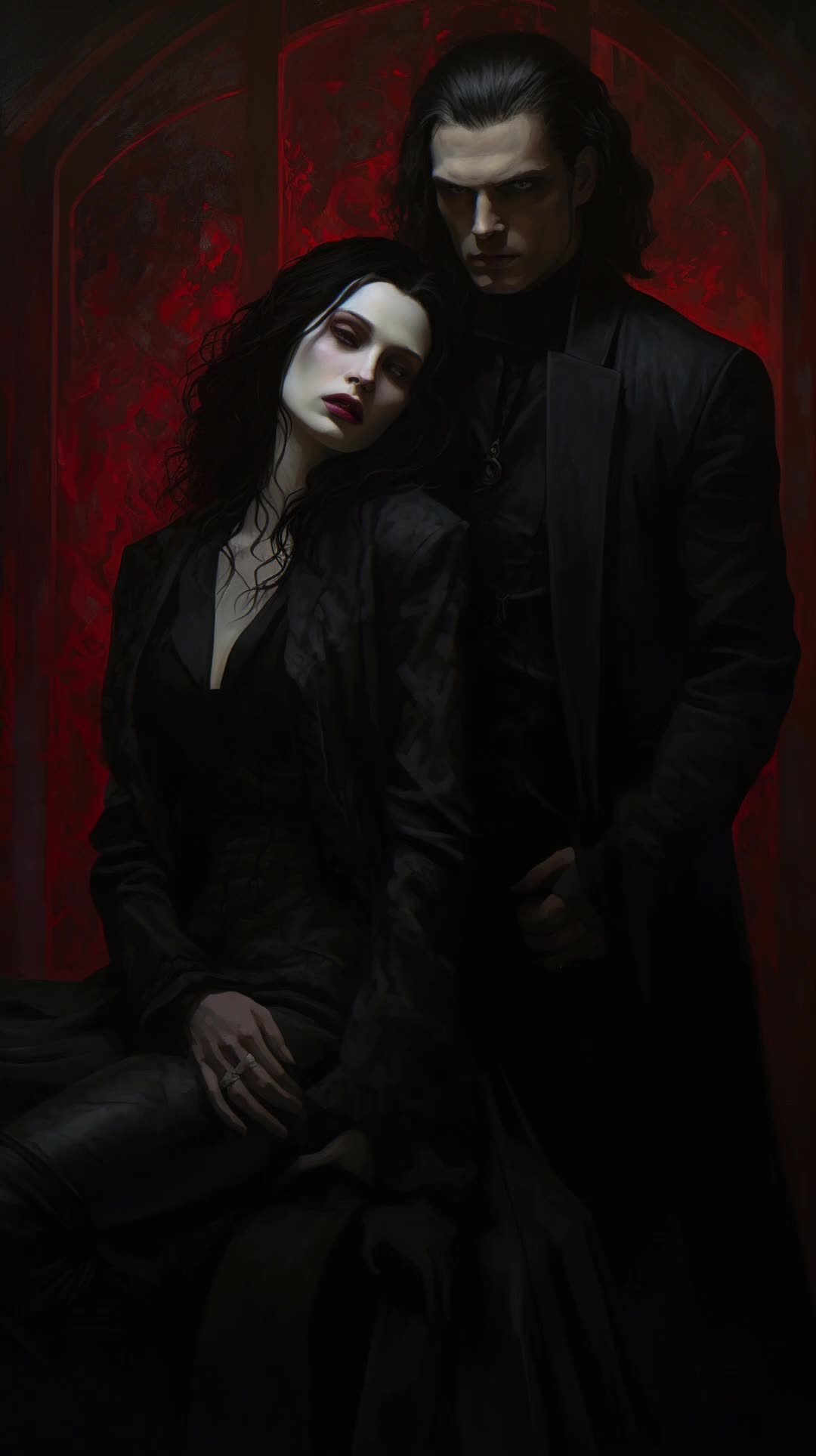 Gothic Vampires | Vampire Goths | Dark Gothic Art | Digital Art | AI ...