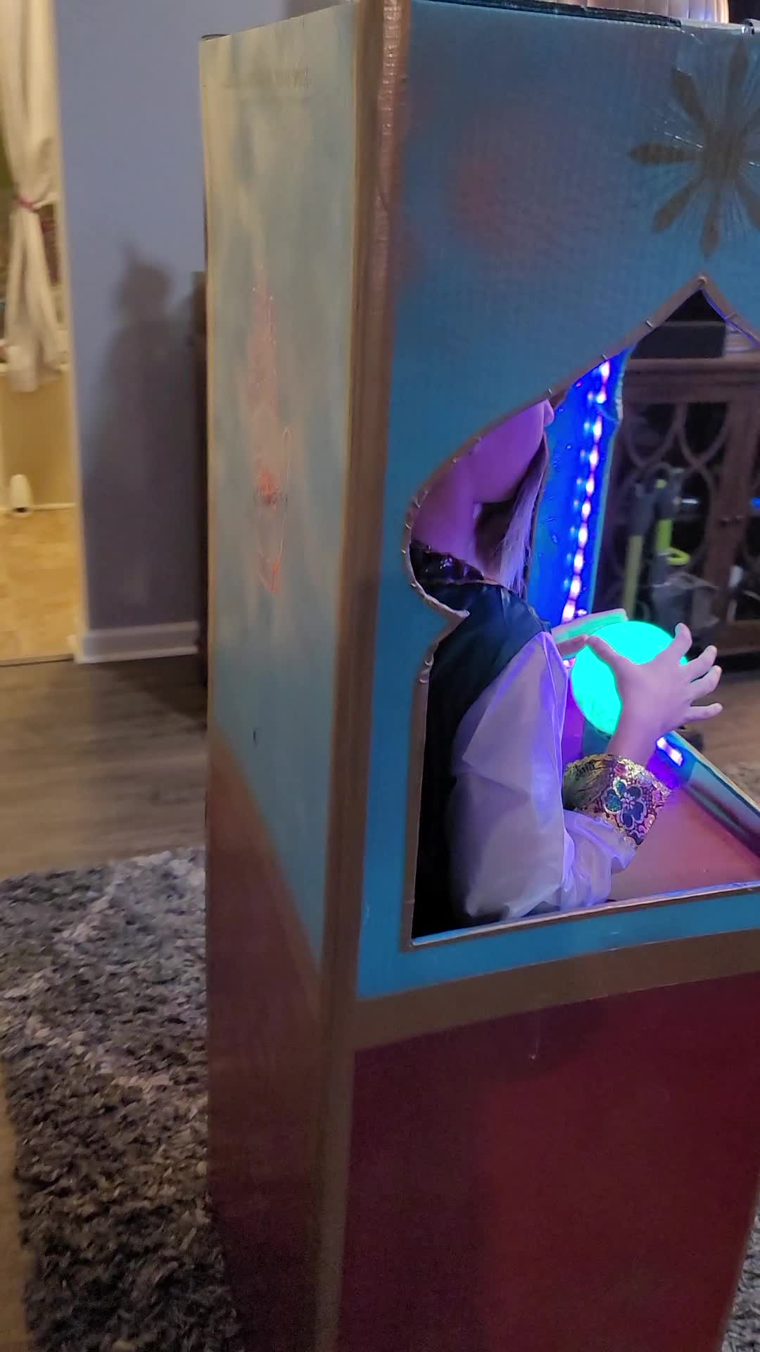 Kid Has Amazing Homemade Zoltar Machine Costume