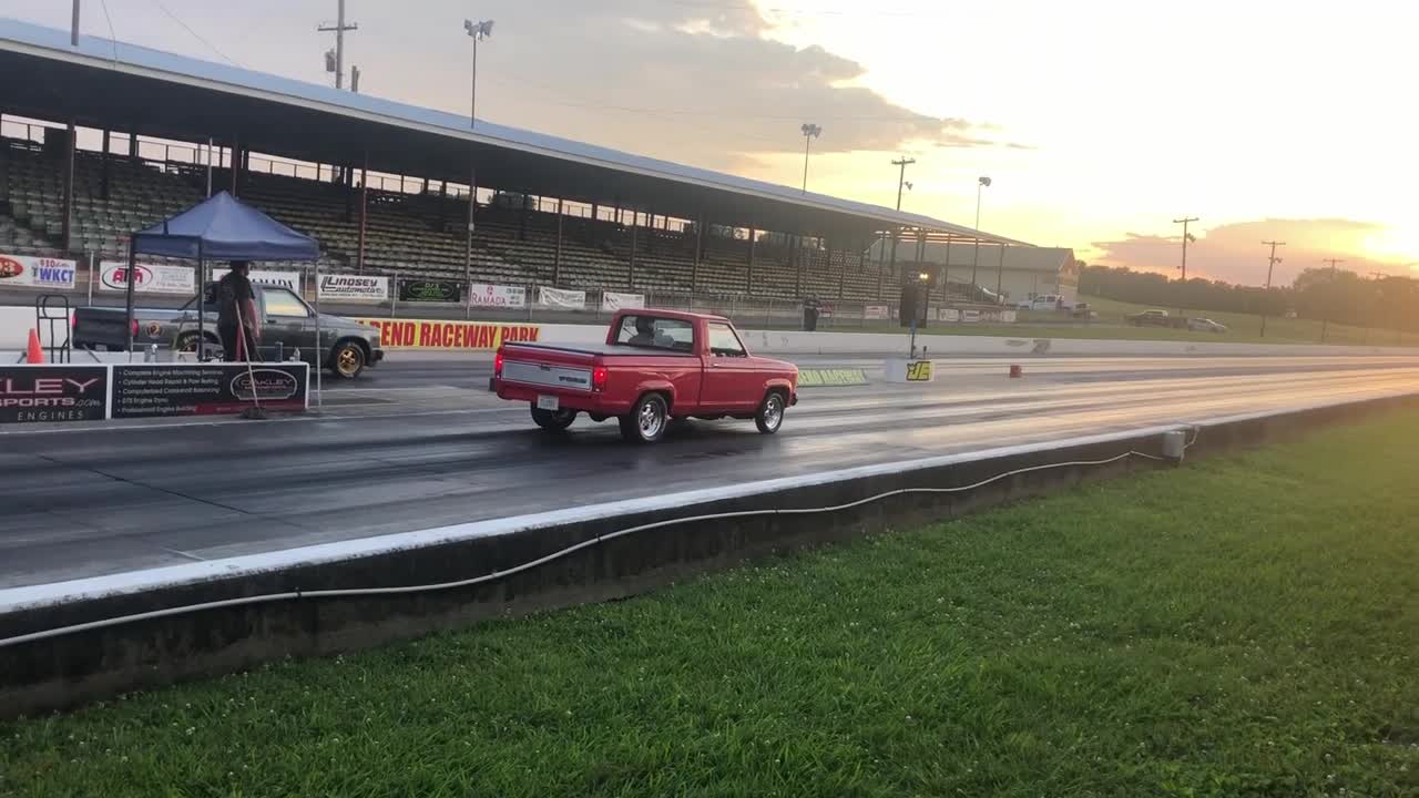 1986 Ford ranger Drag racing live action