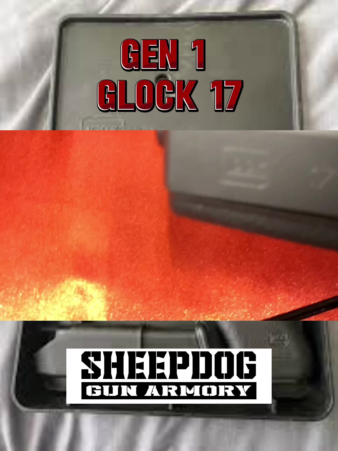 Gen 1 Glock 17, 9mm 4.49” barrel, 17 rd capacity pistol