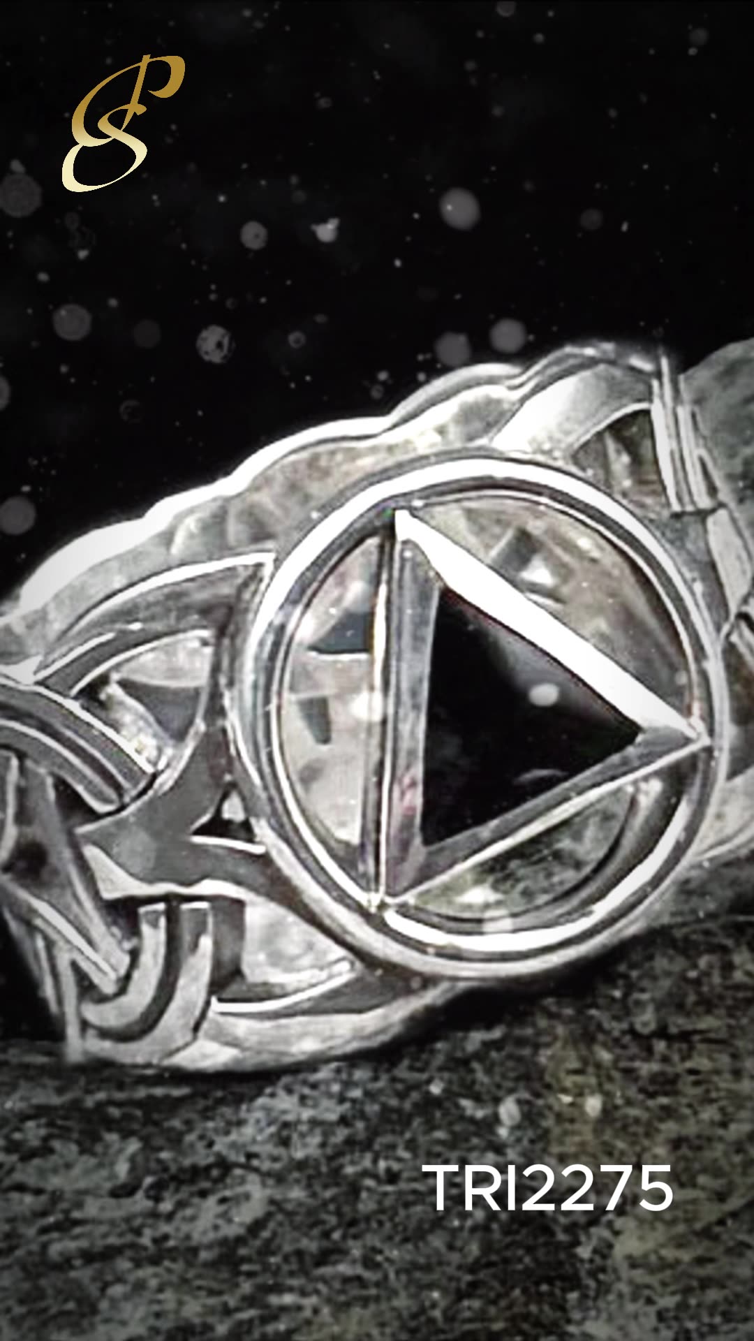 Strength and Support: Recovery Viking Silver Ring
