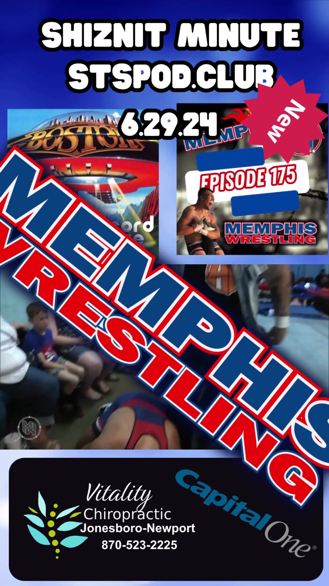SHIZNIT MINUTE 6.29.24-BT talks MEMPHIS WRESTLING!