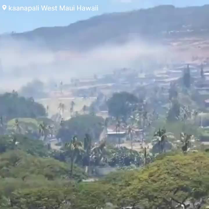 Hawaii - Another fire Forces Evacuations near Lahaina in Ka’anapali ...