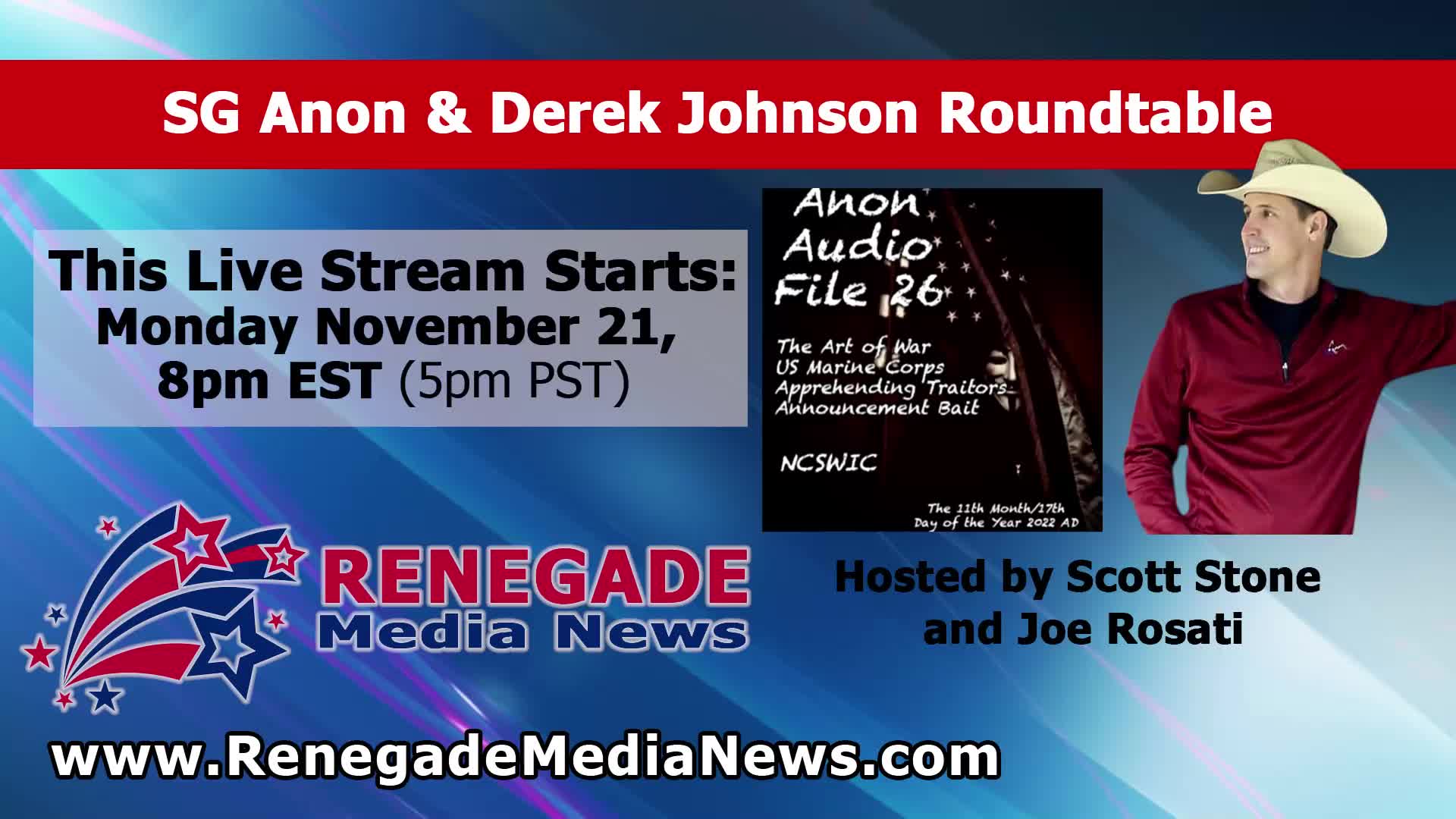 SG Anon and Derek Johnson: What's coming next!