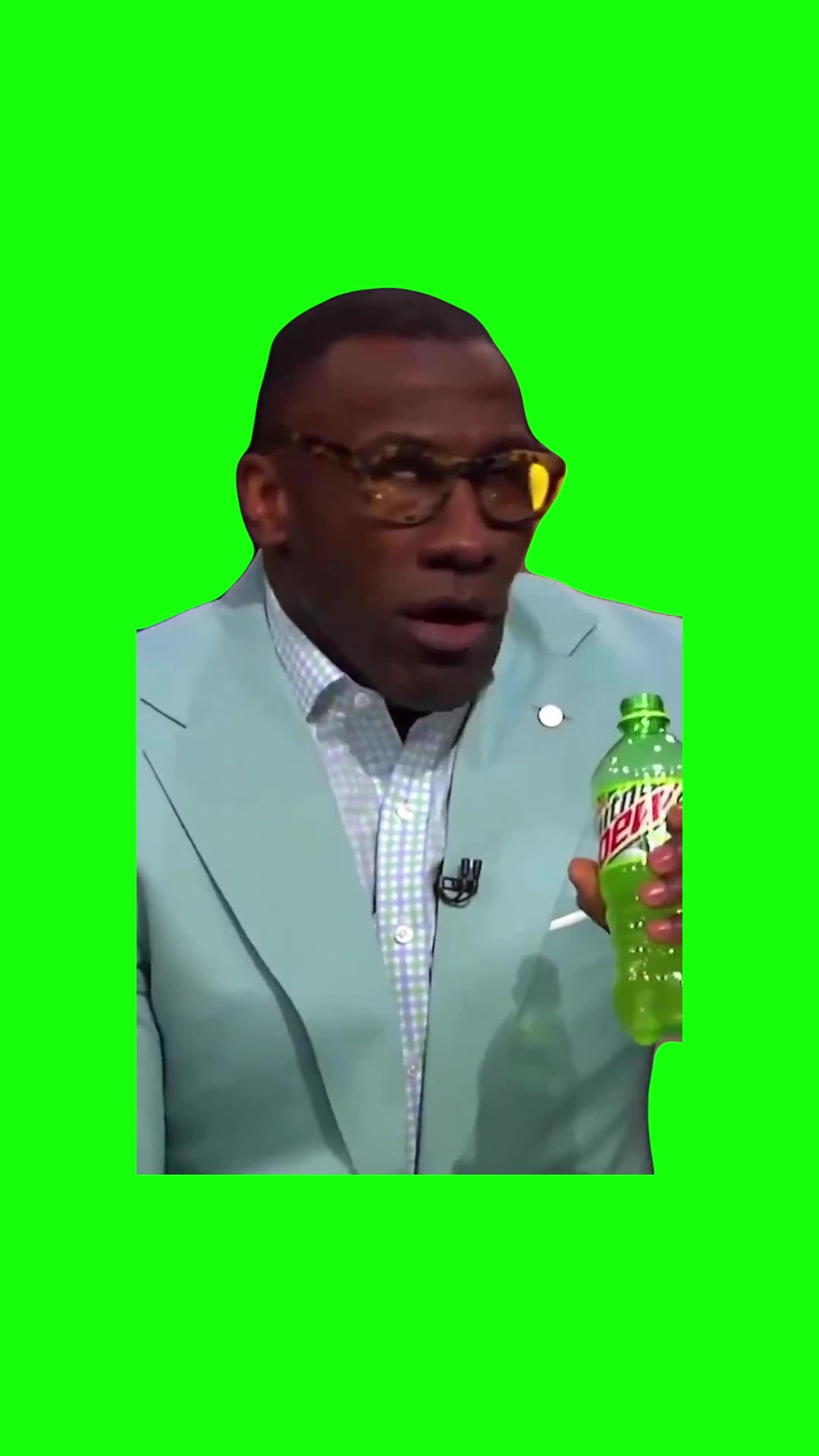 Shannon Sharpe Drinking Mountain Dew | TikTok Meme | Green Screen Shannon Sharpe Drinking Mountain Dew | TikTok Meme | Green Screen