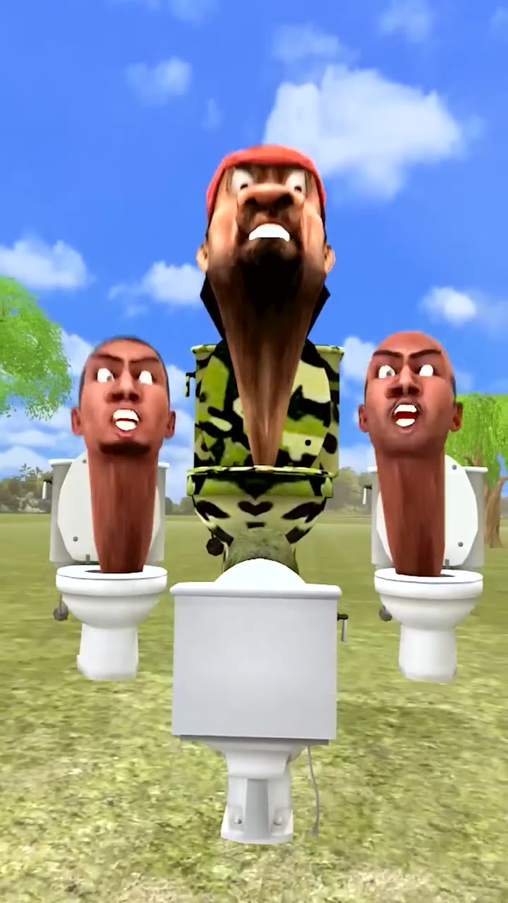 Skibidi toilet vs Fortnite Meow Meme