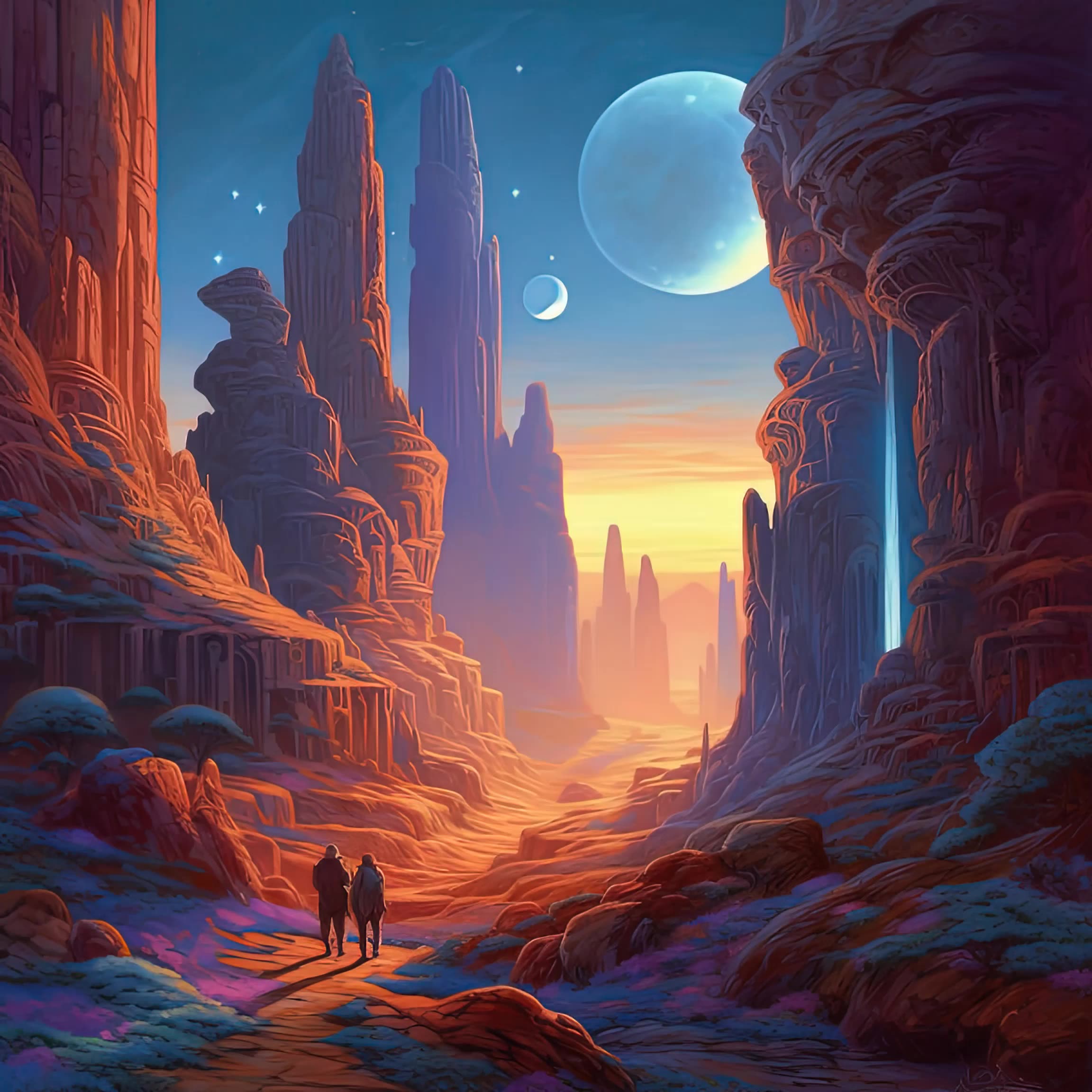 Wonderscapes # 2 | AI Science Fiction and Fantasy Art Lookbook | Showcase