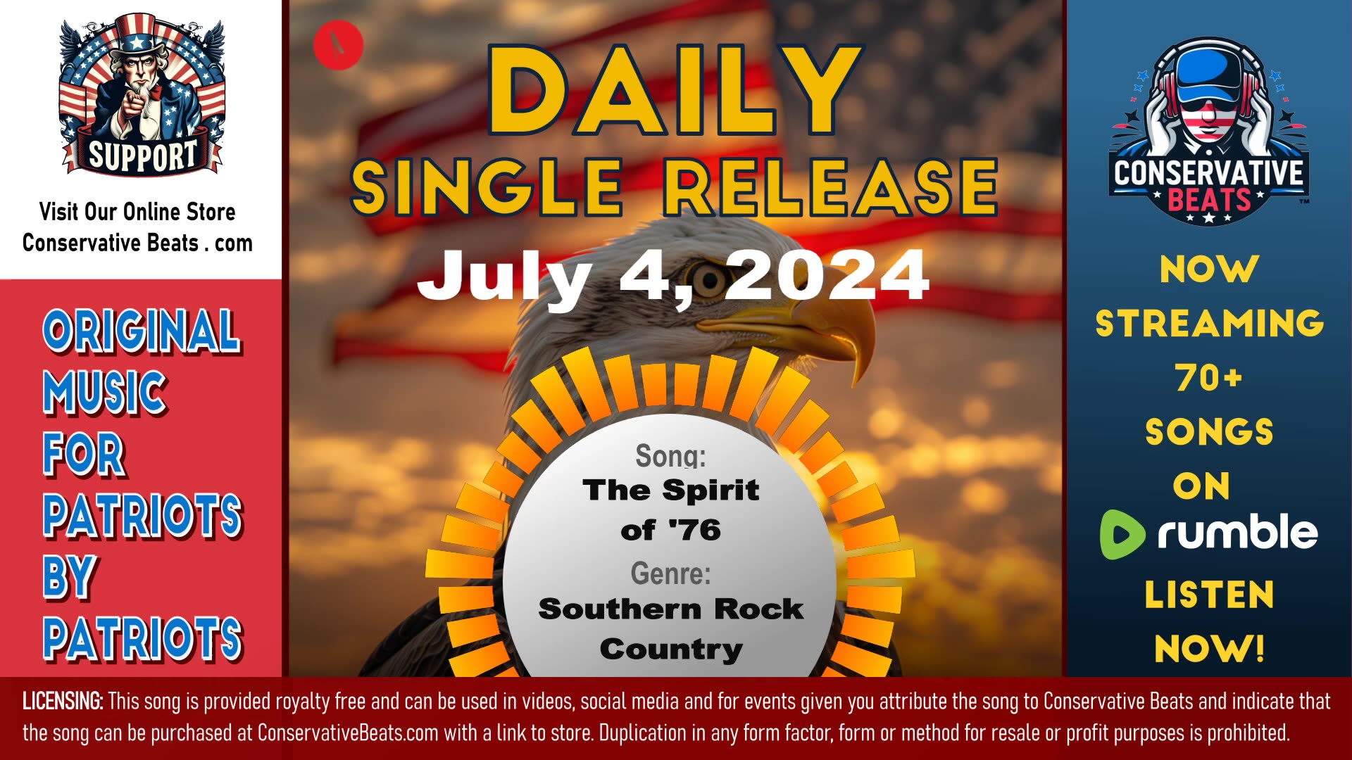 Conservative Beats - Daily Single Release: The Spirit of '76 – Southern ...