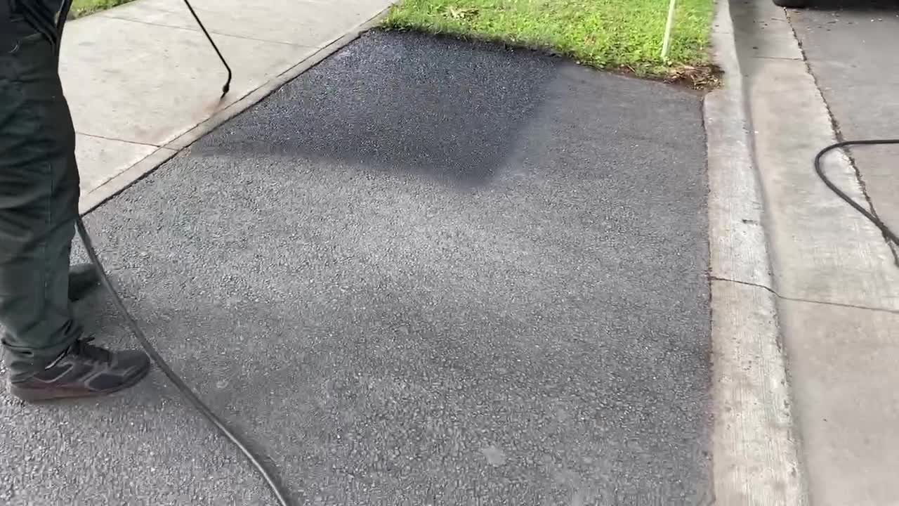 Professional Asphalt Spray Sealing: “The Car Port One” Top Coats ...