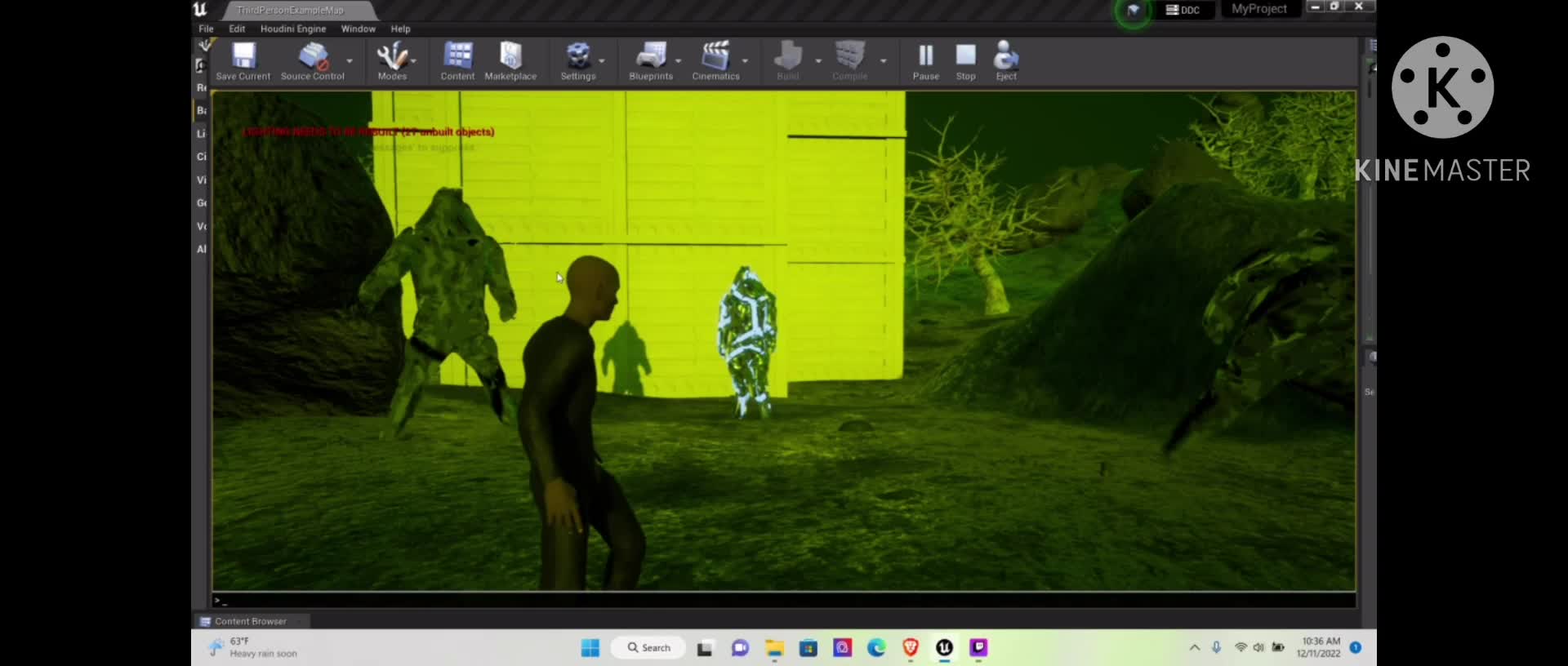 Unreal Engine Devlog 3D indie game Houdini Nashoba Studios