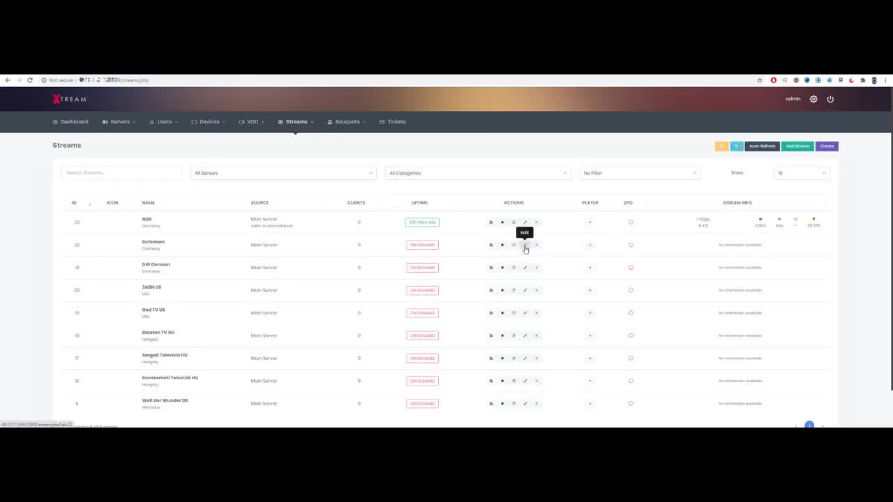 Add the best EPG to your Xtream UI IPTV streaming server manually ...