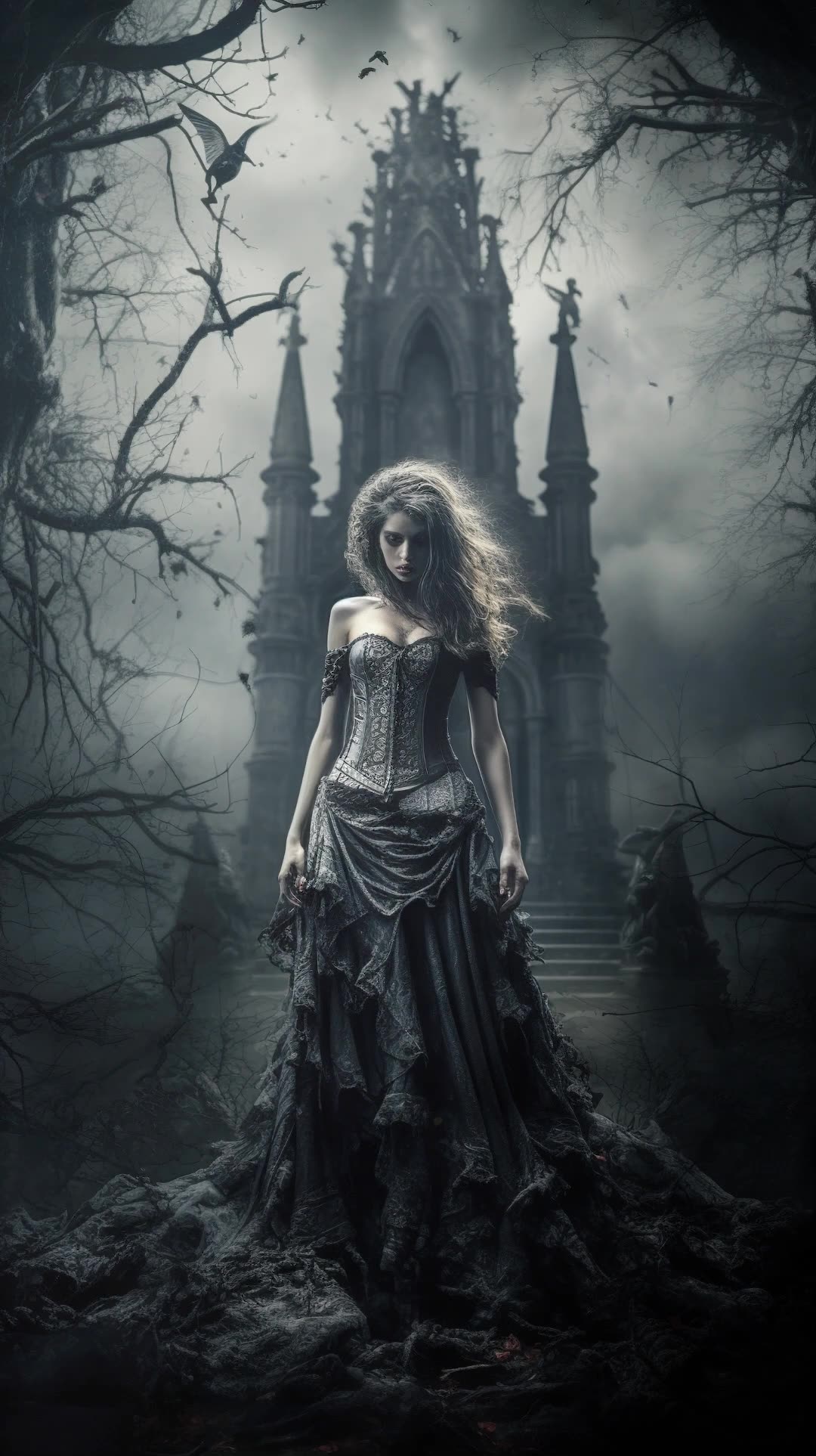 Gothic Art | Dark Art | Sombre | Digital Art | AI Art