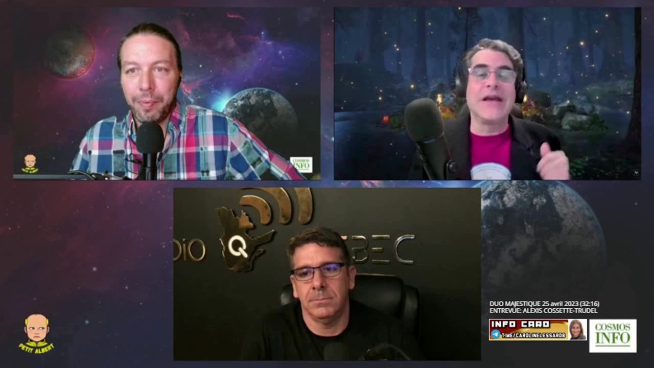Extrait du DUO MAJESTIQUE 25 avril 2023 ENTREVUE: ALEXIS COSSETTE ...