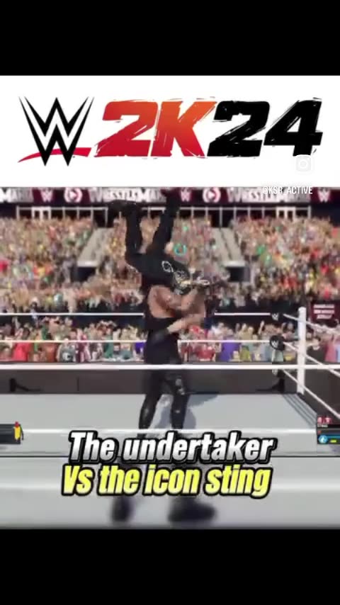 WWE 2K24 - Sting vs The undertaker Legends collide