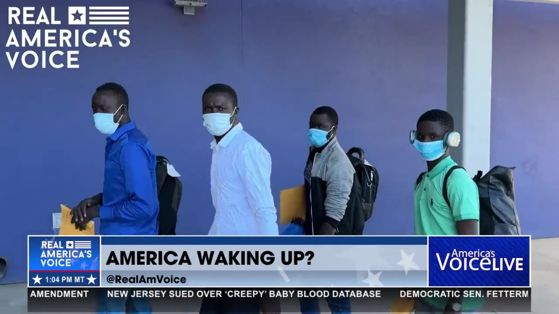 THEY'RE HELPING THEM TO POUR INTO OUR COUNTRY BY THOUSANDS DAILY