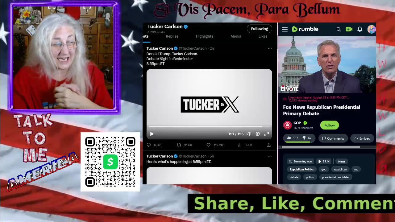 Going To Try to Live Feed the Debates/Trump Broadcast Testing for new ...