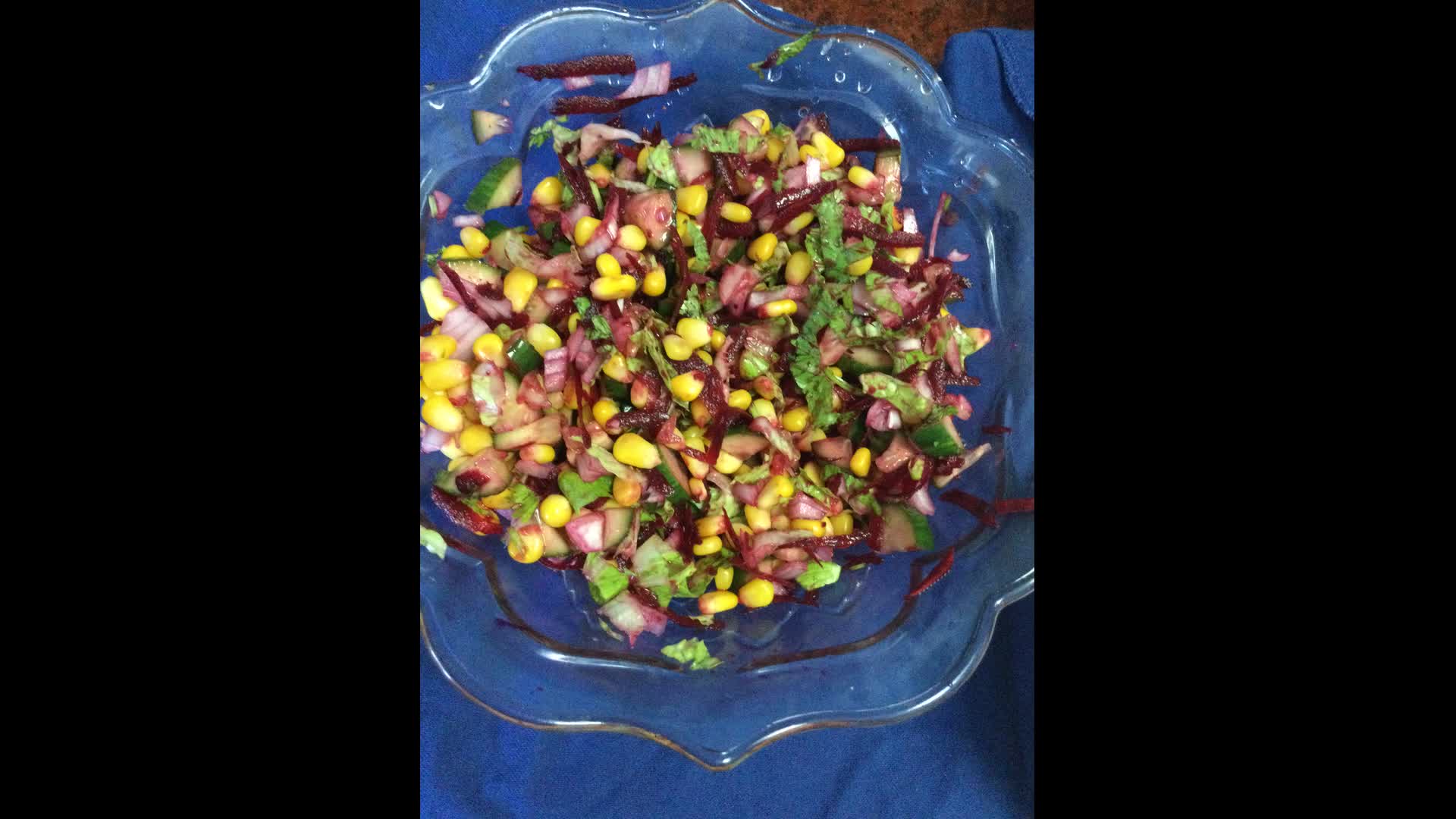 Corn, cucumber,beetroot salad// Nutritious salad//simple and easy salad ...