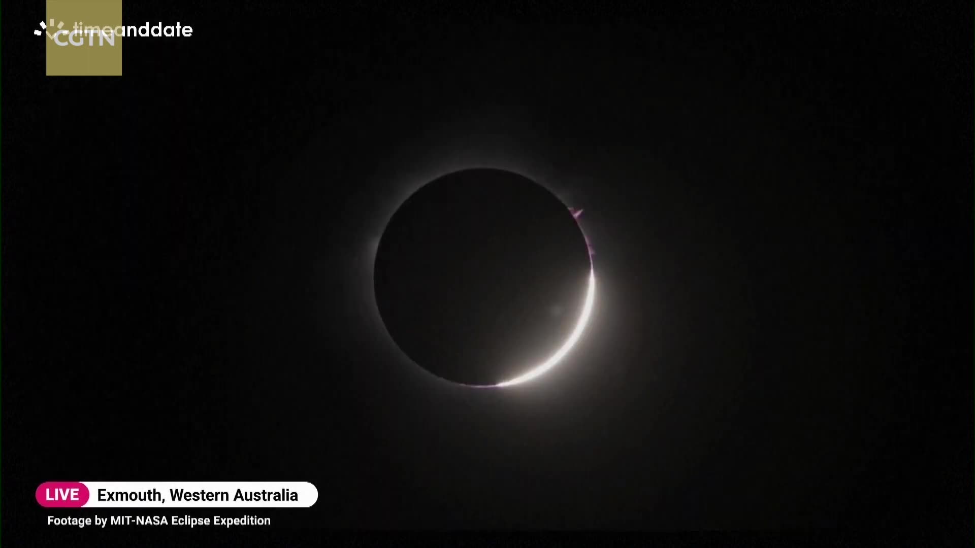 Rare Total Solar Eclipse Appears on April 20th, Attracting Large Crowds ...