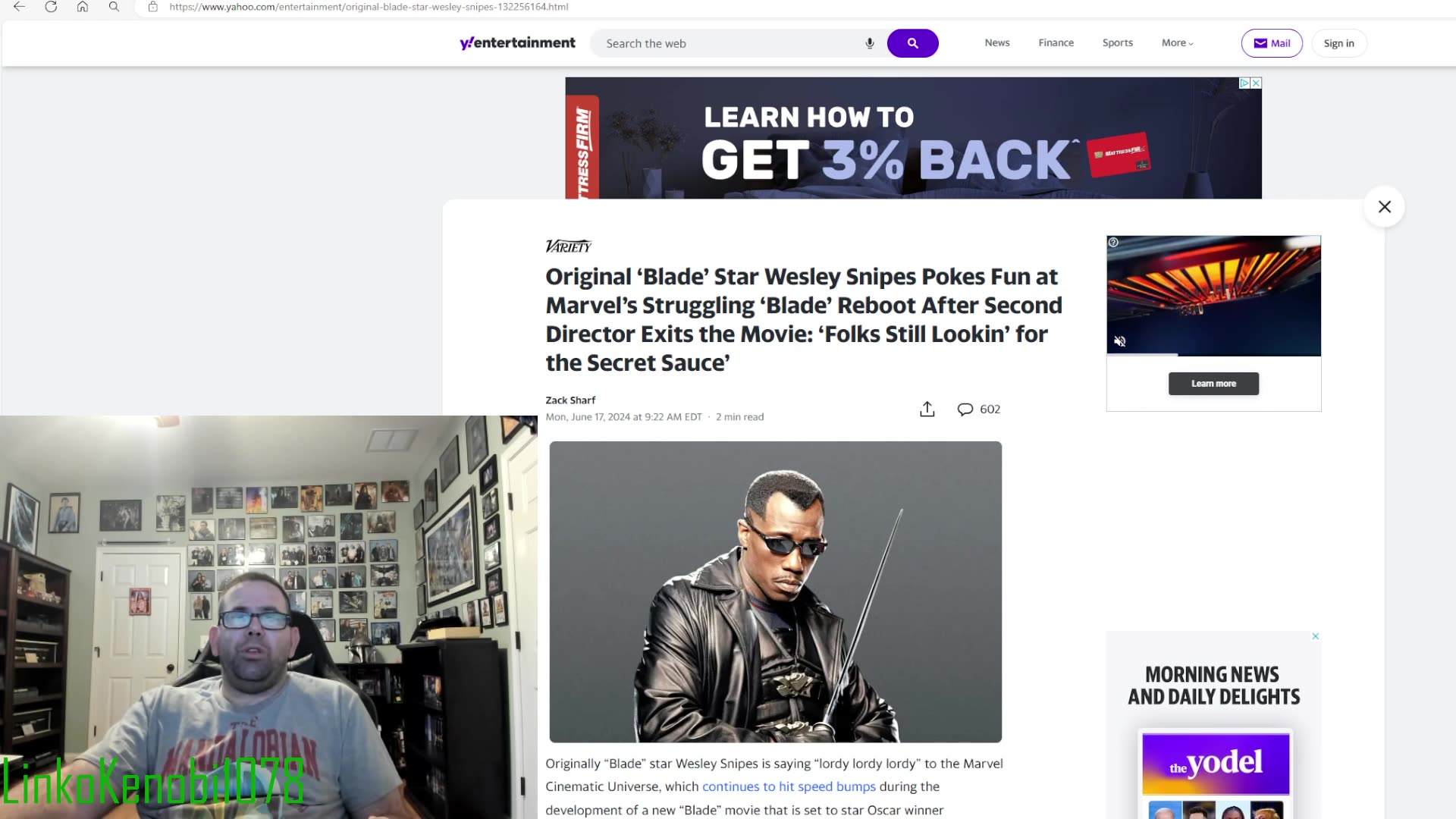 Wesley Snipes mocks the MCU for the delay of Blade Wesley Snipes mocks the MCU for the delay of Blade