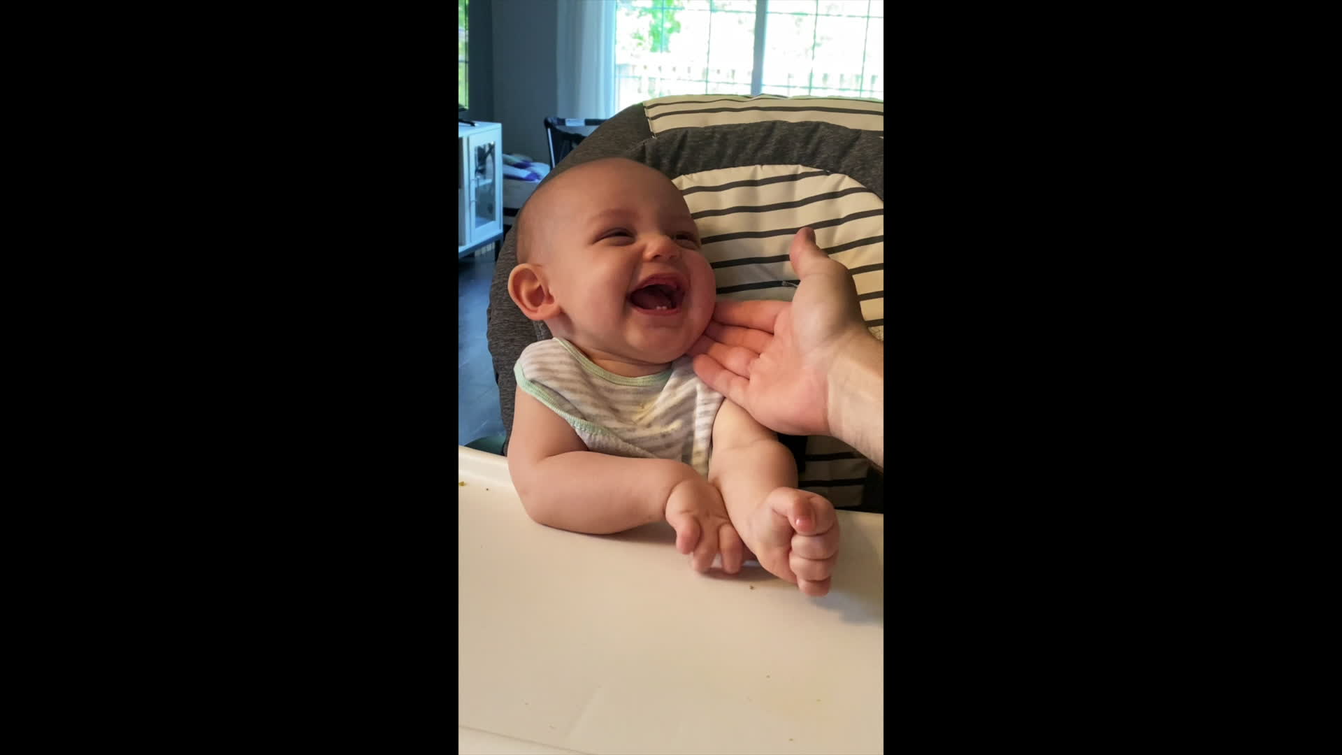 Tickles Keep Baby Giggling