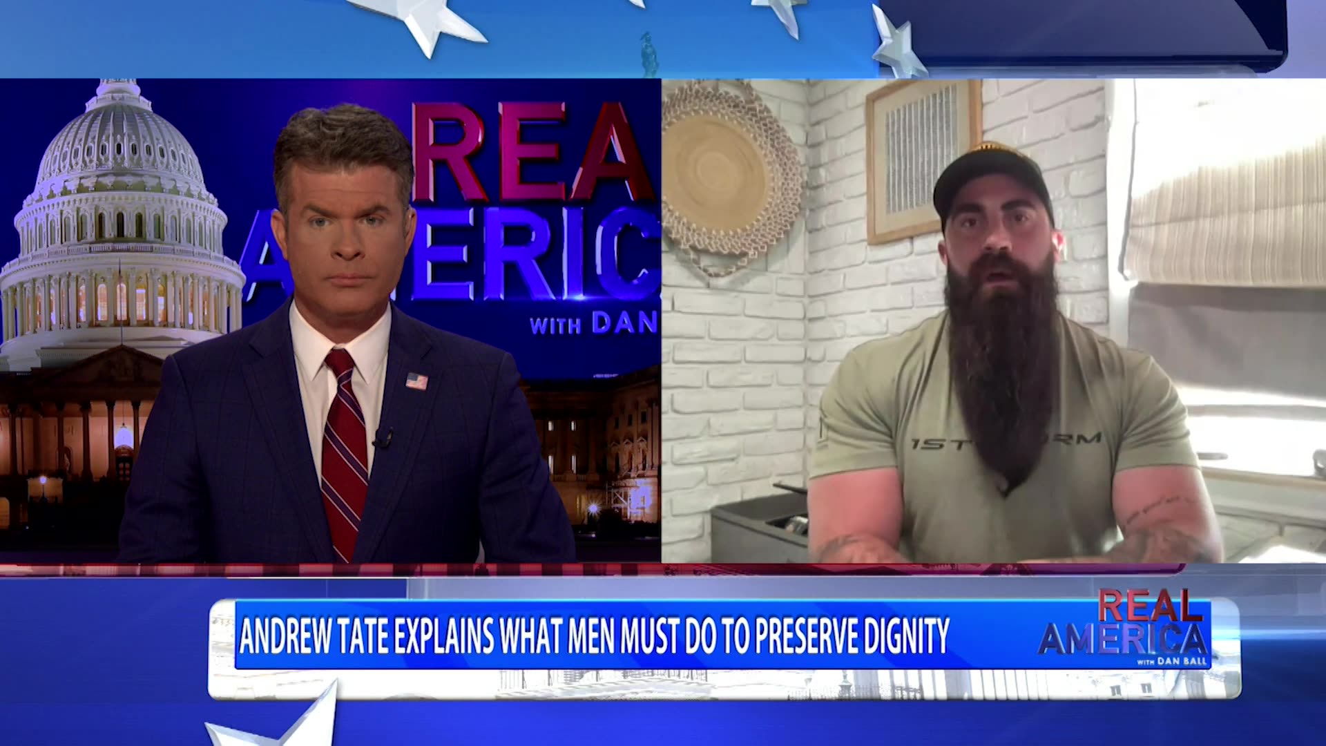 REAL AMERICA -- Dan Ball W/ Ian Smith, Tucker-Tate Interview Reaction ...