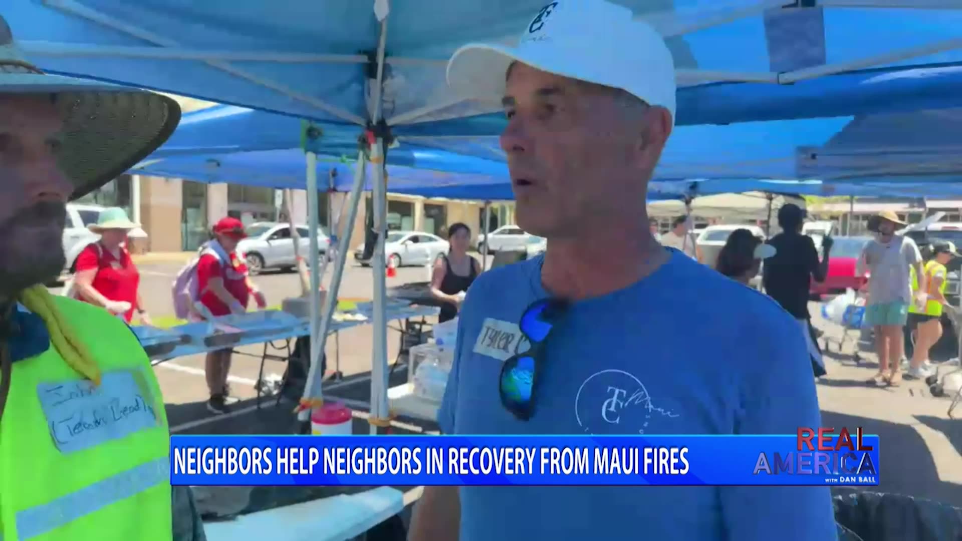 REAL AMERICA -- Dan Ball W/ Tyler Coons, Lahaina Resident Helping ...