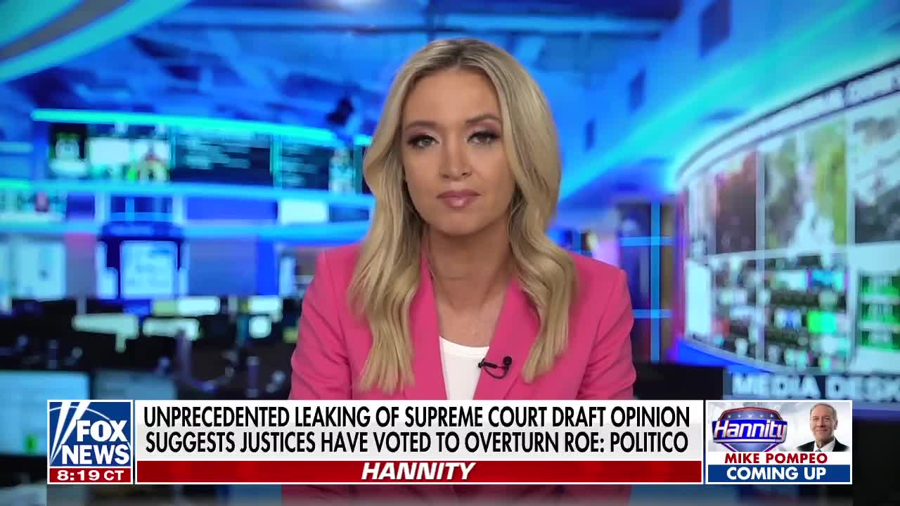 Kayleigh McEnany reacts to report of leaked Roe v. Wade draft from ...