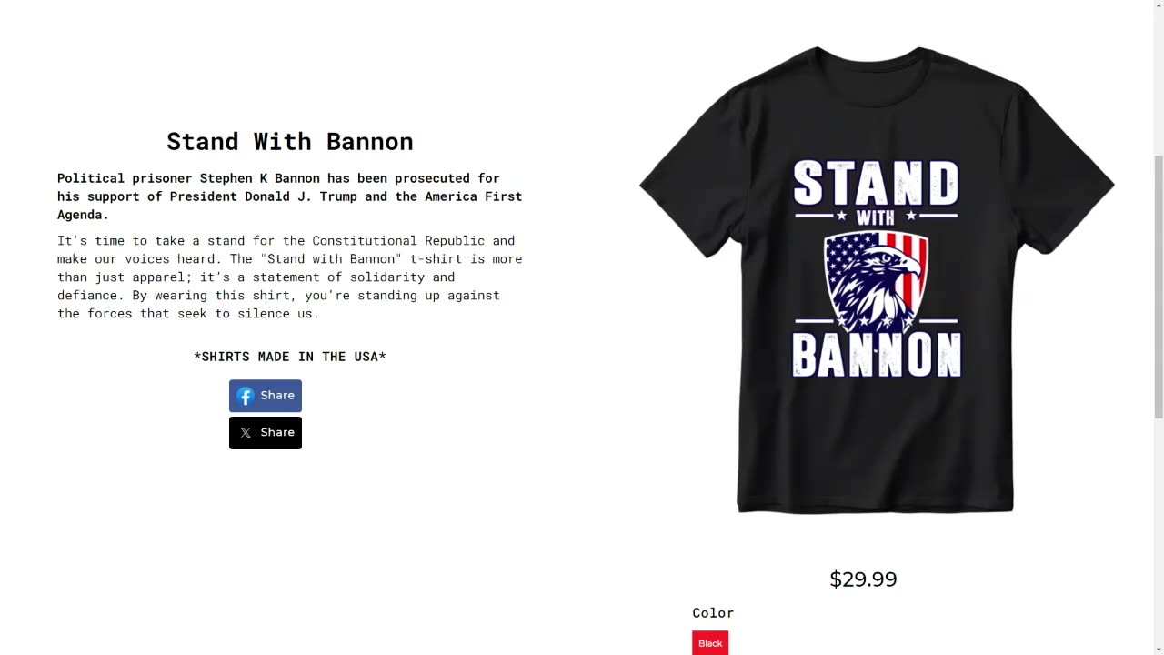 Stand With Bannon Shirts Available Today For YOU | Go To ...
