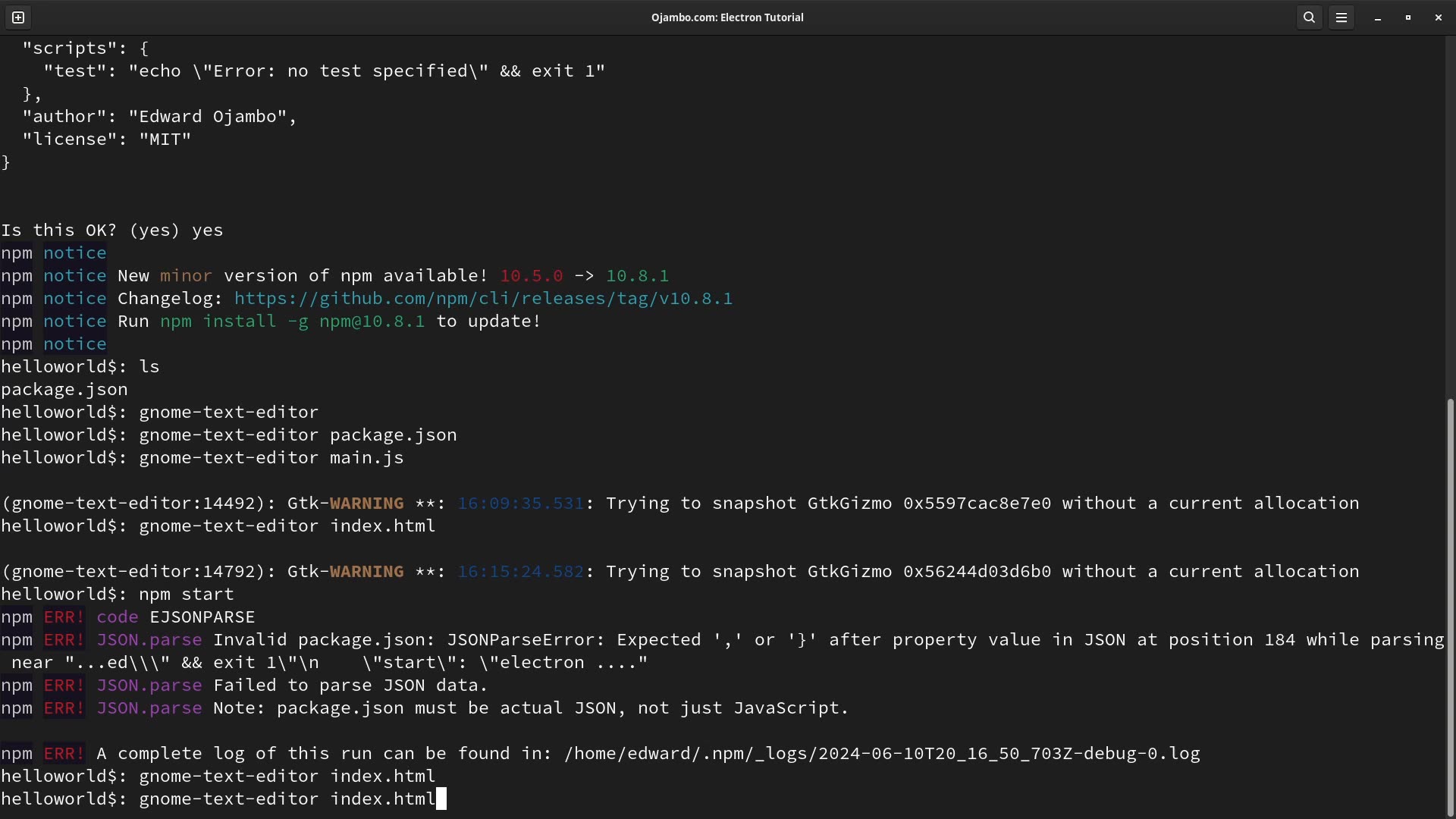 Cross Platform Html5 Desktop Gui Using Electron 
