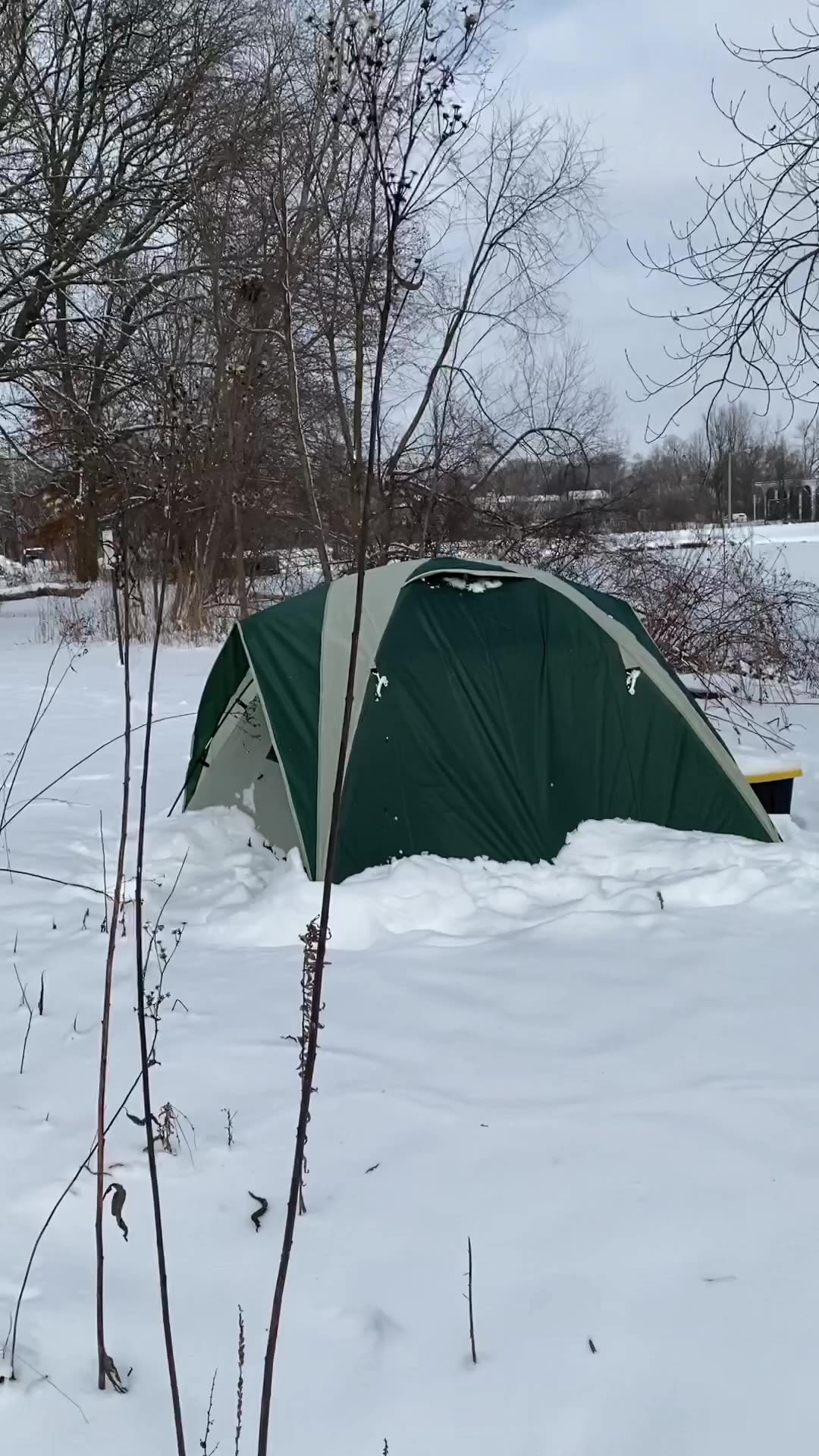 NEGATIVE SIX Degrees Fahrenheit In Kalamazoo, Michigan. Checking On A ...