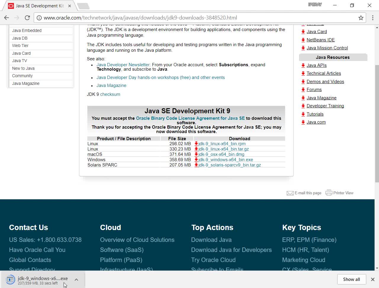 IPGraySpace: Java - How to download and install JDK 9 in windows 10