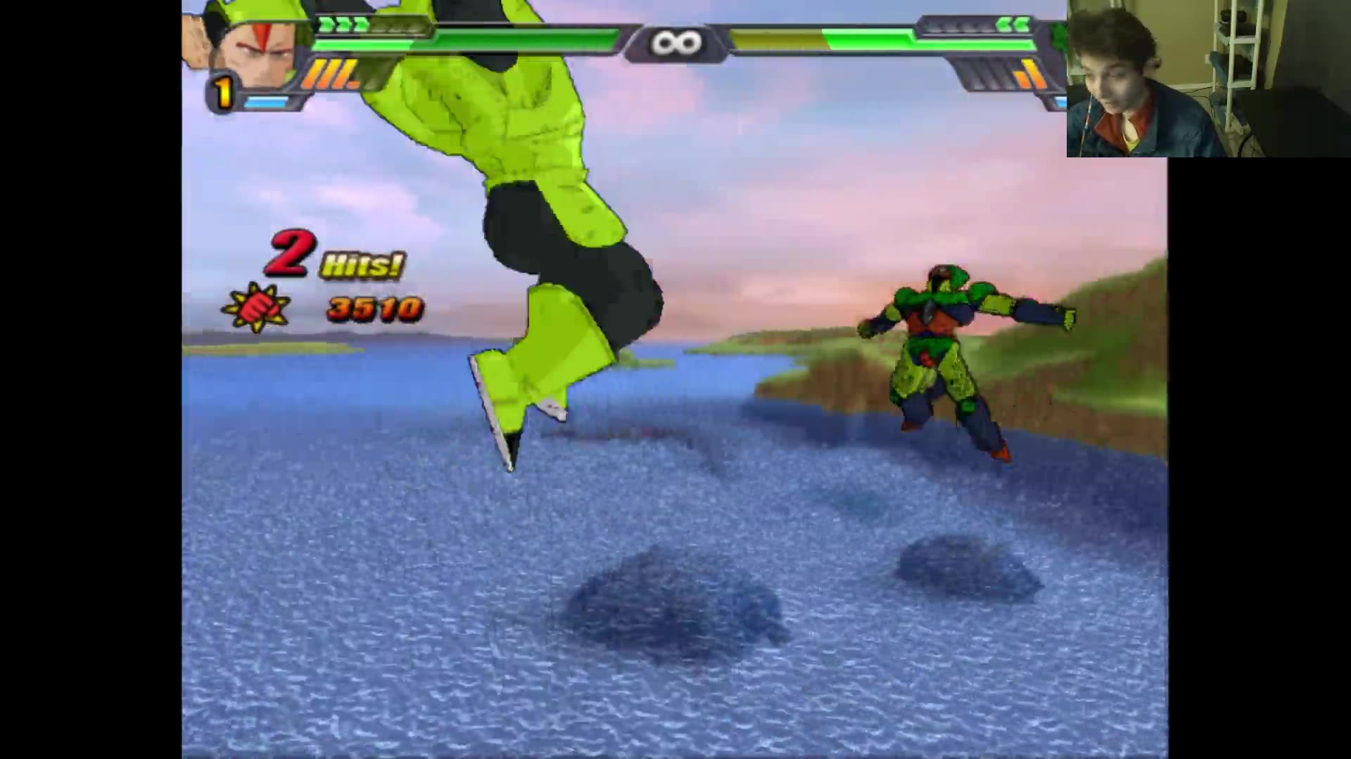 Semi-Perfect Cell VS Android 16 In A Dragon Ball Z Budokai Tenkaichi 3 ...