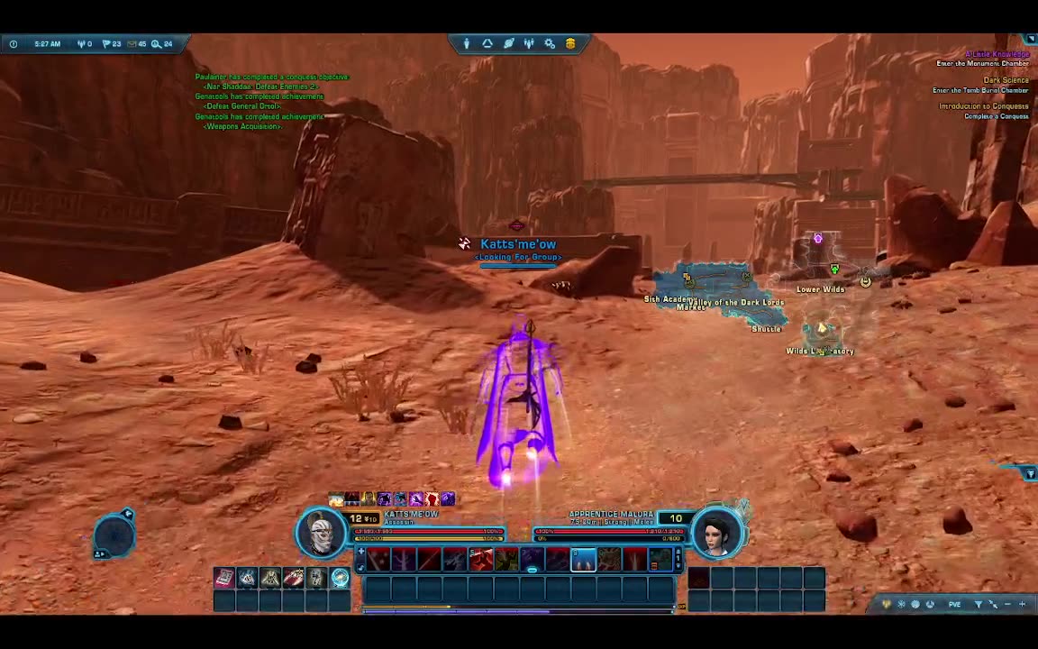 #SWTOR Double XP Event Lightside Female Sith Inquisitor Class Story