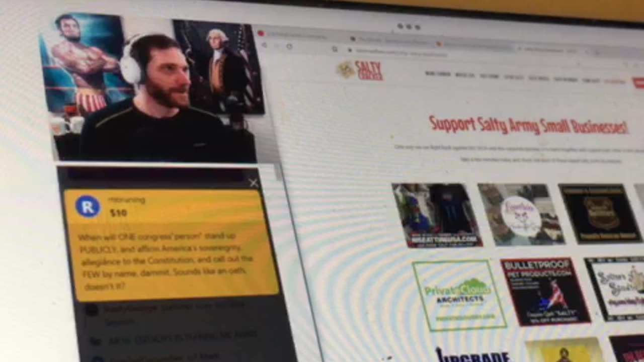 Salty cracker rumble channels time 9:35 pm February 22, 2023