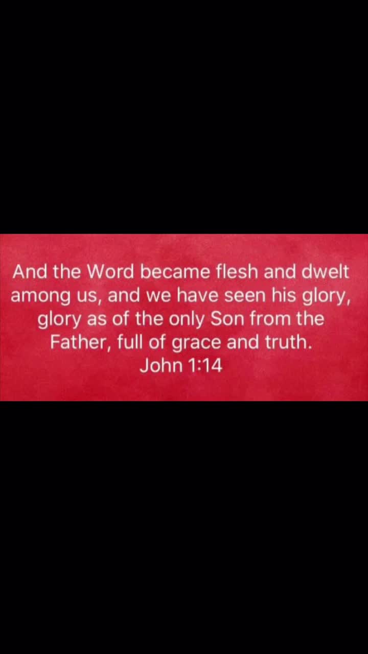 John 1:14 bible verse for memorizing (livcotube)