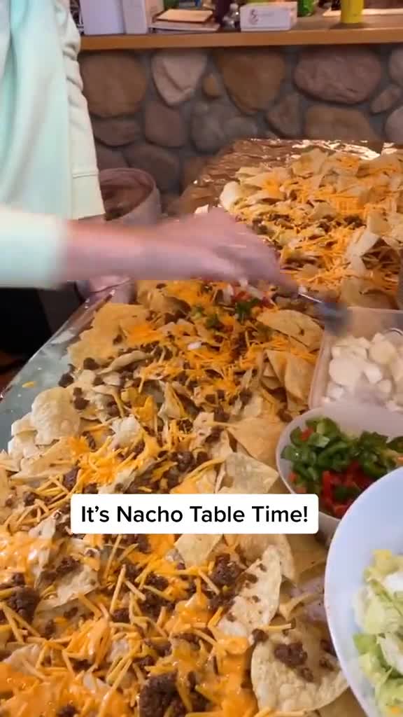 Family Creates Amazing Nacho Table