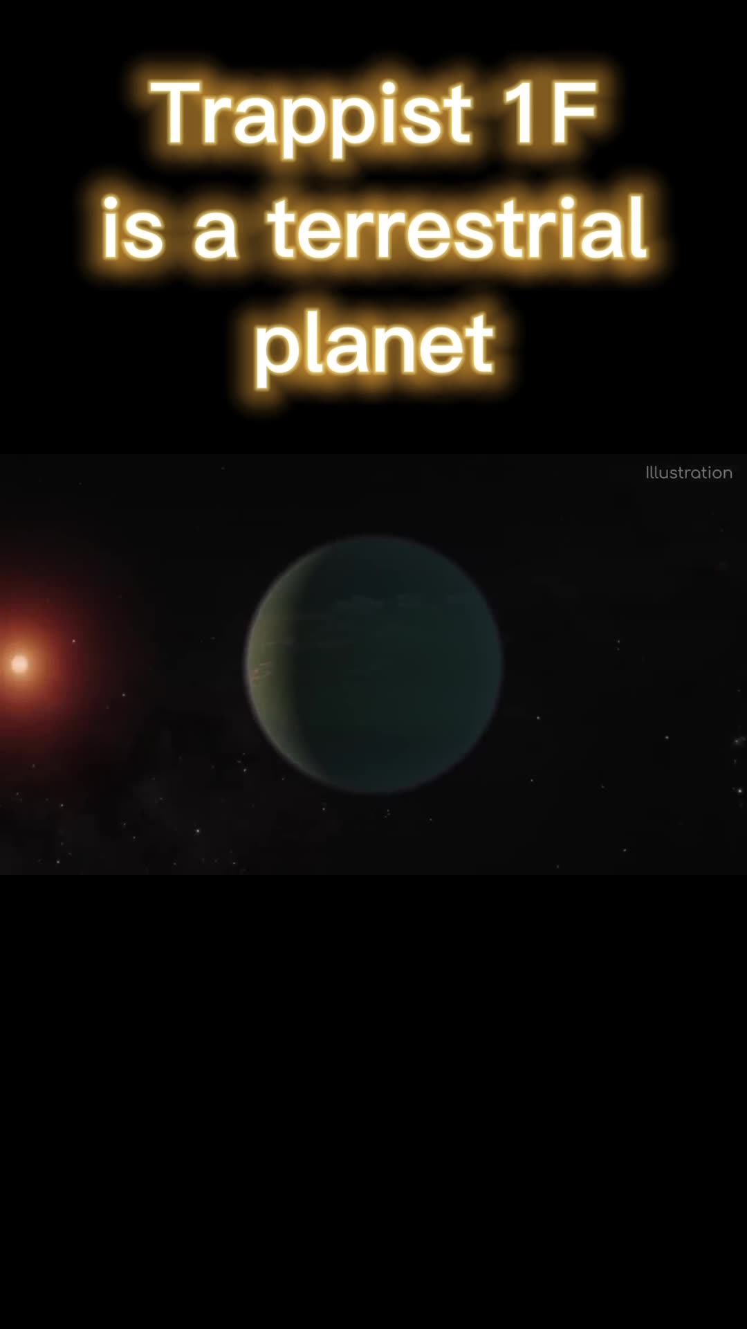 Trappist 1F - A world like no other