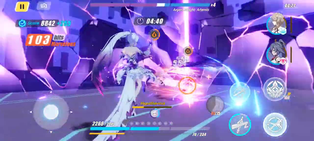 Honkai Impact 3rd - Memorial Arena Exalted Vs Argent Knight S & SS Difficulty Nov 12 2023