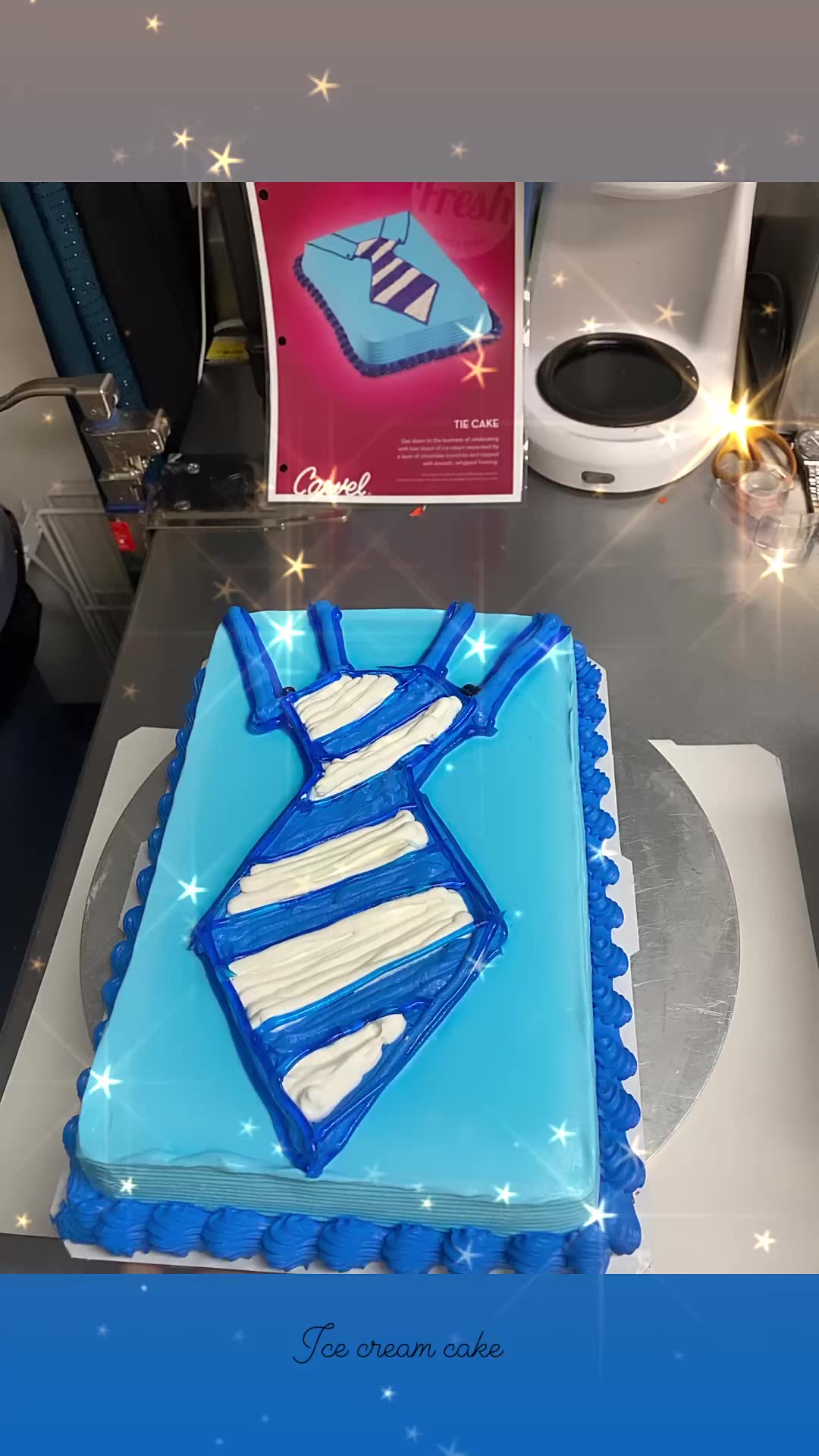 Tie cake