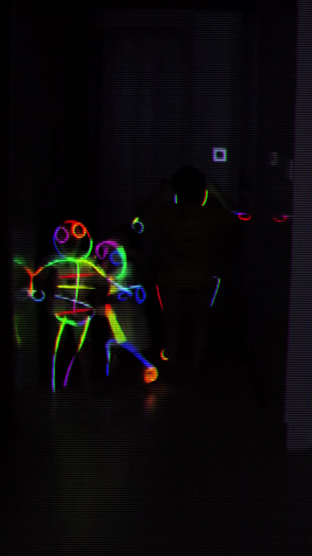 Dancing Glow Stick People