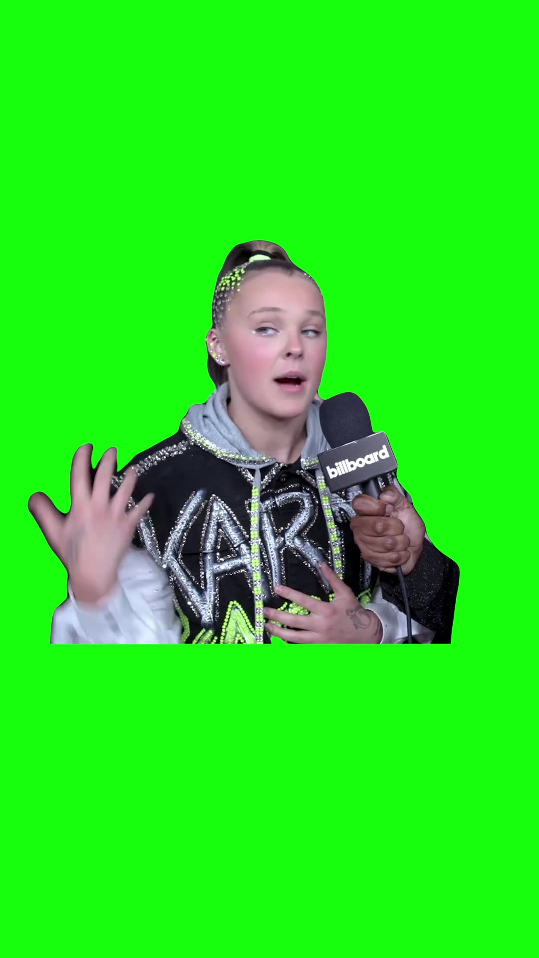 “Dramatic of a Change” JoJo Siwa | Green Screen