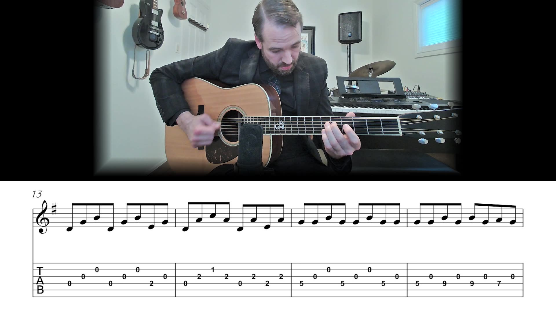 Nine Pound Hammer - Crosspicking Guitar Lesson (Sheet Music + TAB)