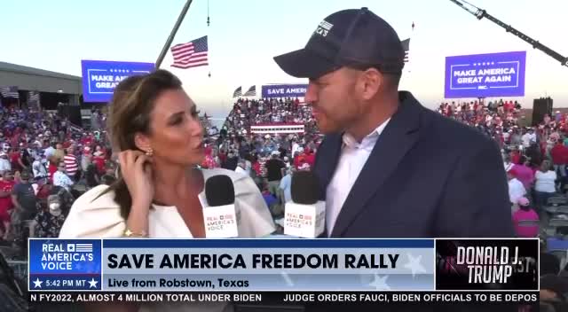 Alina Habba interview at Texas Rally 10-22-22