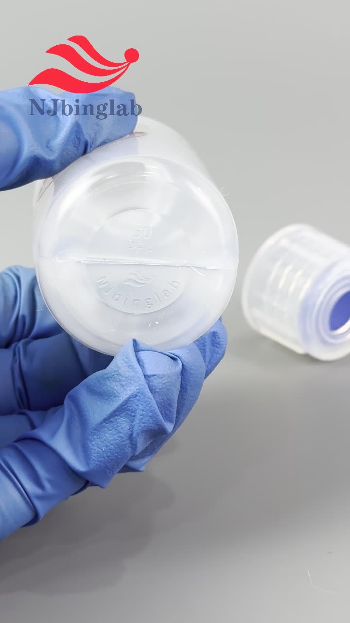 High-purity sample vessel PFA 50ml headspace injection bottle