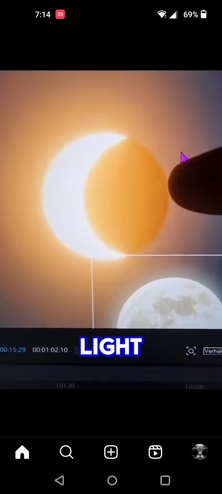 Rare Footage Of The Eclipse Beginning Transformation