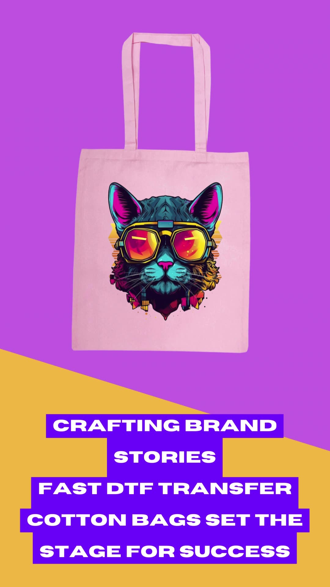 Elevate Your Brand Identity: DTF Printed Cotton Bags by Fast DTF Transfer