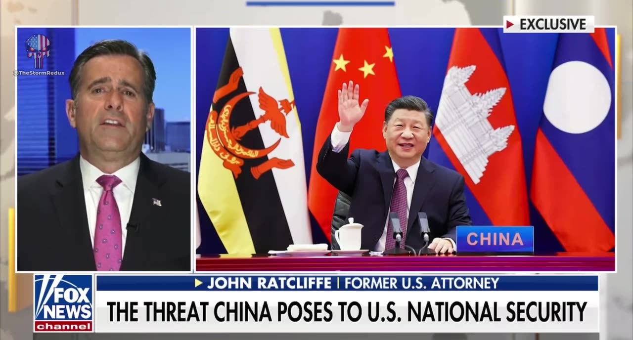 DNI Ratcliffe says the CCP interfered in our last election & will do it ...