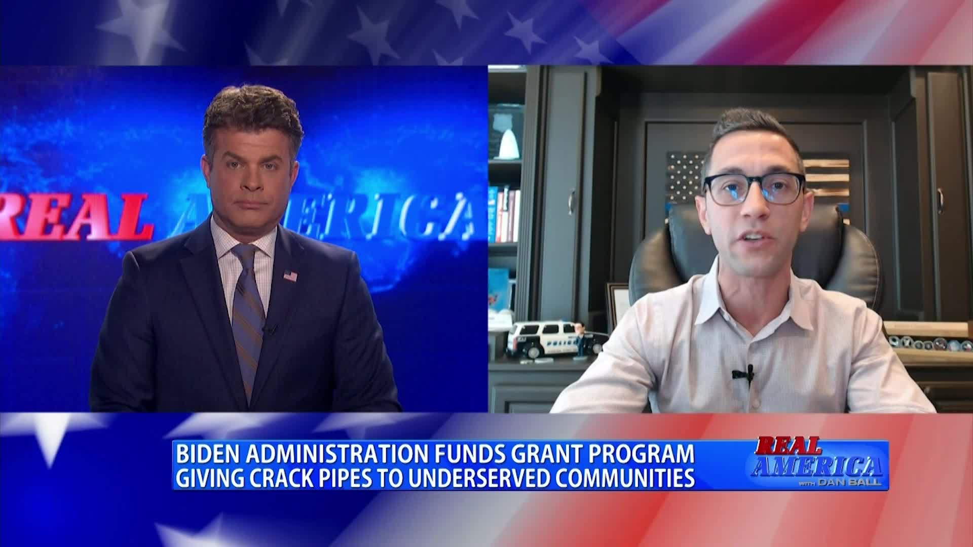 REAL AMERICA -- Dan Ball W/ Sgt. Joe Gamaldi, Biden Funding Drug ...